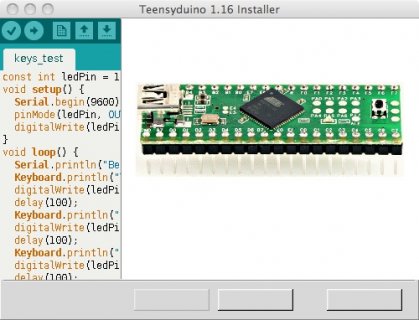 OS X Teensyduino 1.16 installer missing button labels, text content | Teensy Forum
