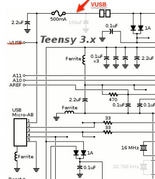 Teensy 3.x Vusb location in Schematic | Teensy Forum