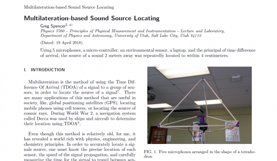 Time division Multiplexing(TDM) for multilateration(TDOA) using mics ...