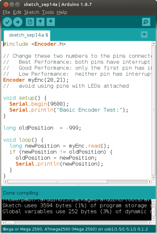 Encoder Library : Error compiling for board Arduino/Genuino Mega or Mega 2560 | Teensy Forum