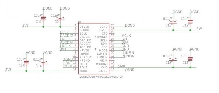 wm8731+teensy schematics? | Teensy Forum