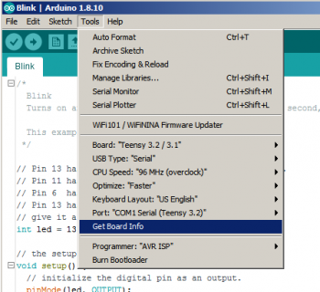 How does "Get Board Info" work? | Teensy Forum
