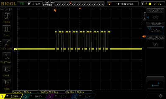 Generate Esc Dshot Pulses Using Pdb Pulseout To An Output Pin Teensy Forum