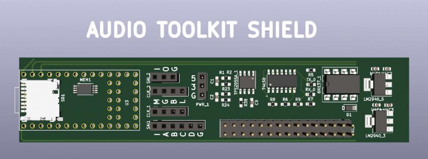 Teensy 4.0 Audio Toolkit and Shield - An Open Source Audio IO Project ...