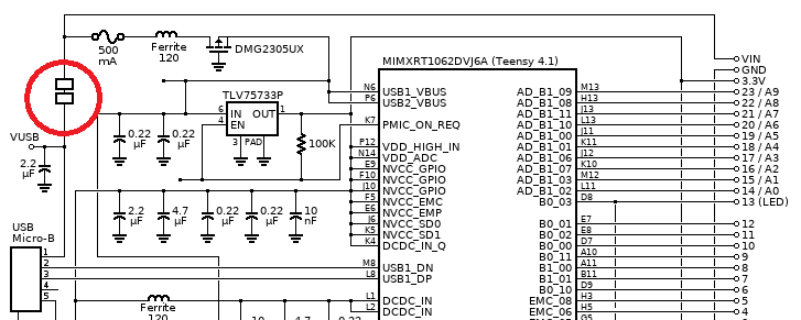 Teensy 4.1 USB Host pinout | Teensy Forum