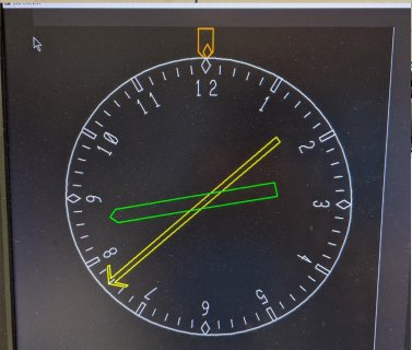 turning a collins Aerospace RMI-36 VOR/compass display into a clock ...