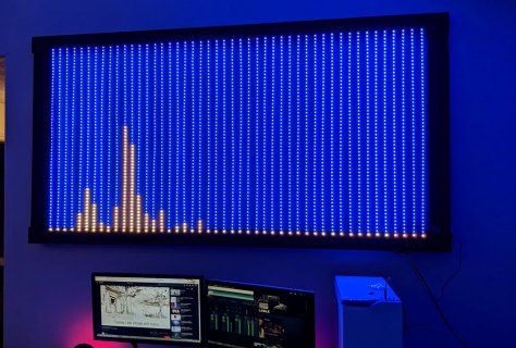 2820 LED Audio Visualizer Project Done | Teensy Forum