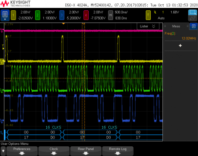 Using a DAC(mcp4821) with teensy that I have tested with an arduino uno ...