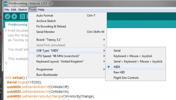 Teensy USB MIDI - receive SysEx messages | Teensy Forum