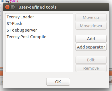 teensyduino in Code::Blocks: Adding the teensy loader | Teensy Forum