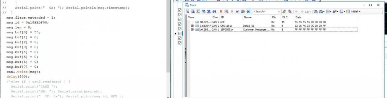 FlexCAN_T4 Send Extended CAN ID Message | Teensy Forum