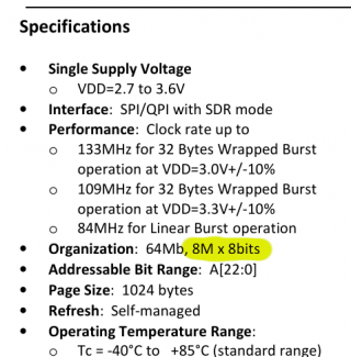 64Mo PSRAM chip APS6404L compatibility | Teensy Forum