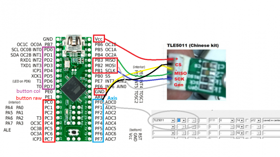 Reques about pinout Teensy ++ and Tle5010 module. | Teensy Forum