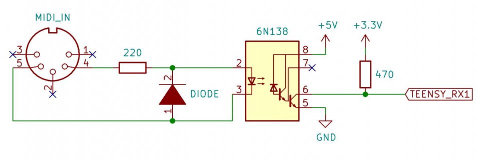 Serial Midi Input Not Working Teensy Forum
