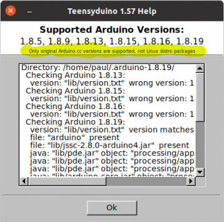 Installing Teensyduino => version: "lib/version.txt" file missing | Teensy Forum