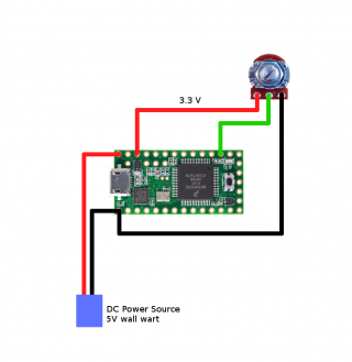 Teensy power and potentiometer? | Teensy Forum
