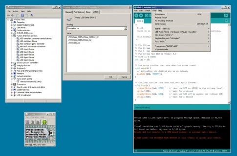 Teensy LC, serial port only not recognized by Windows, serial+kbd+ms ...