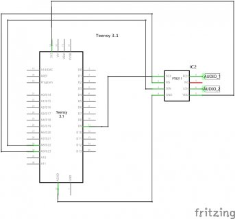 Dual channel 16bit dac PT8211 | Teensy Forum