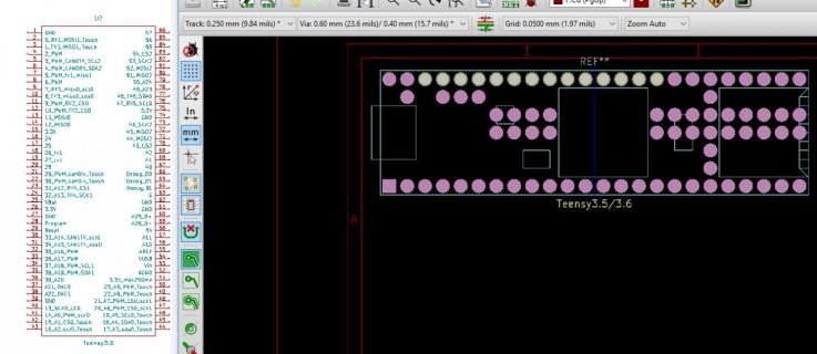 Stumbled upon a Kicad library for most all of the Teeny models ...