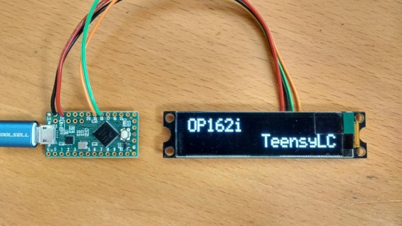 TeensyLC with 16x2 OLED display | Teensy Forum