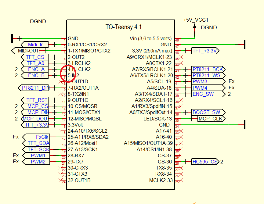 Using 5v Rotary Encoders with Teensy 4.1 | Teensy Forum